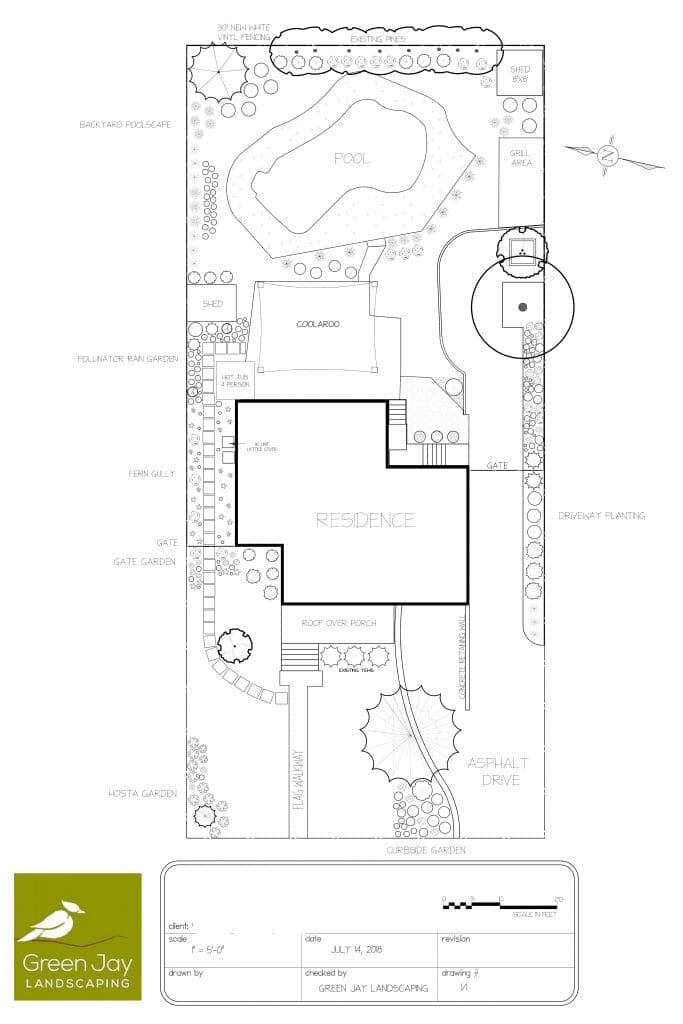 Summer Poolscape with Native Plants| Landscape Design in Mamaroneck, NY ...