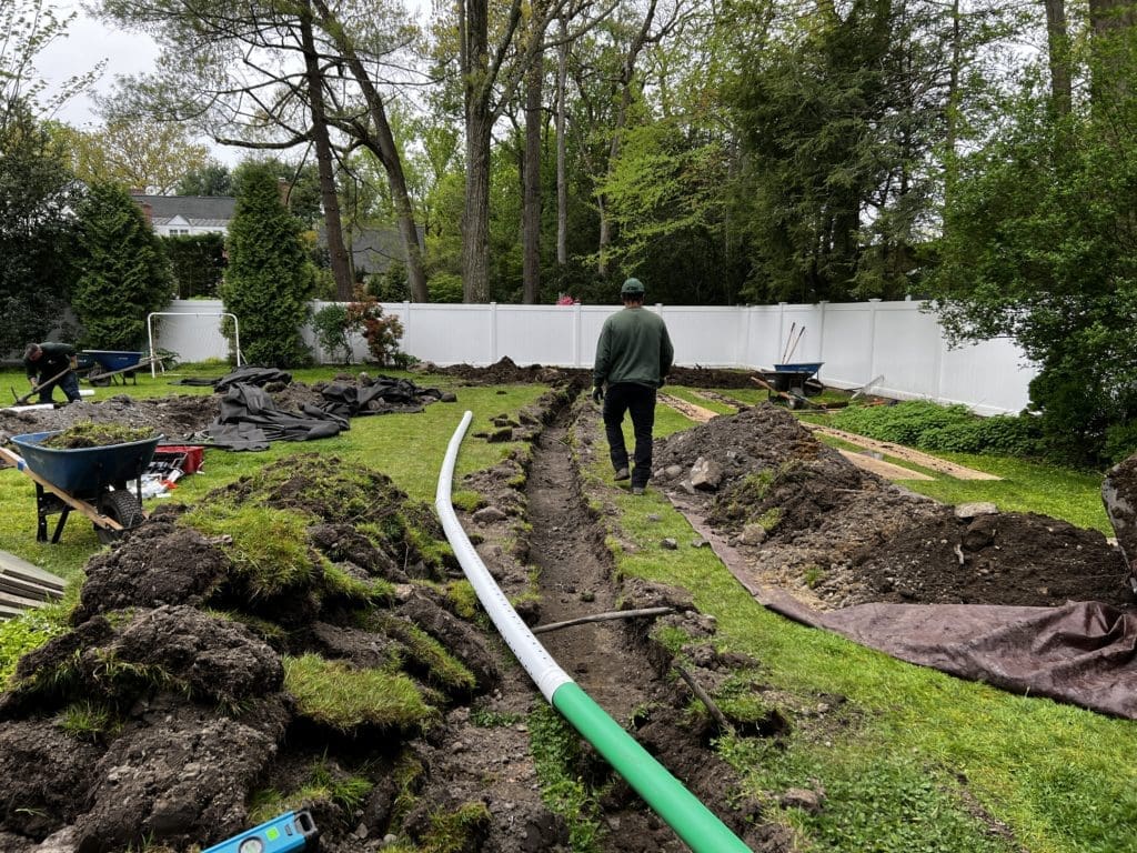 Landscape Drainage Solution: Rain Garden Design | Westchester County ...