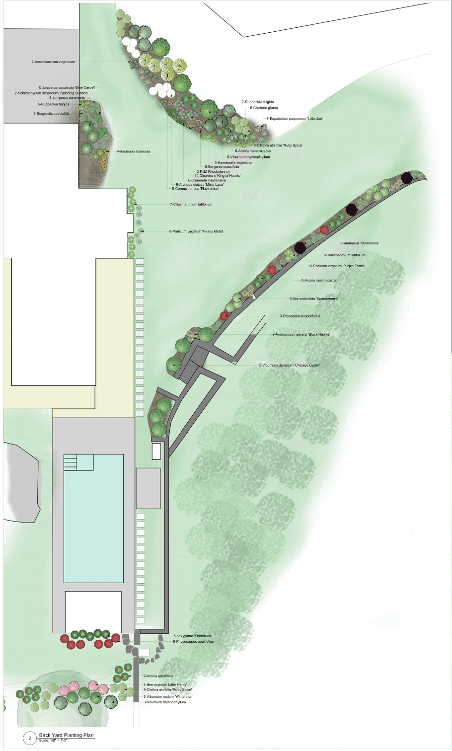 Contemporary Landscape Design Master Plan, Wetland Restoration & Soil ...